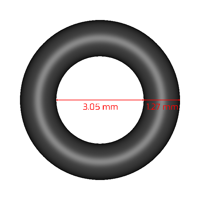 B1000-1.27X3.05 Metric O-rings