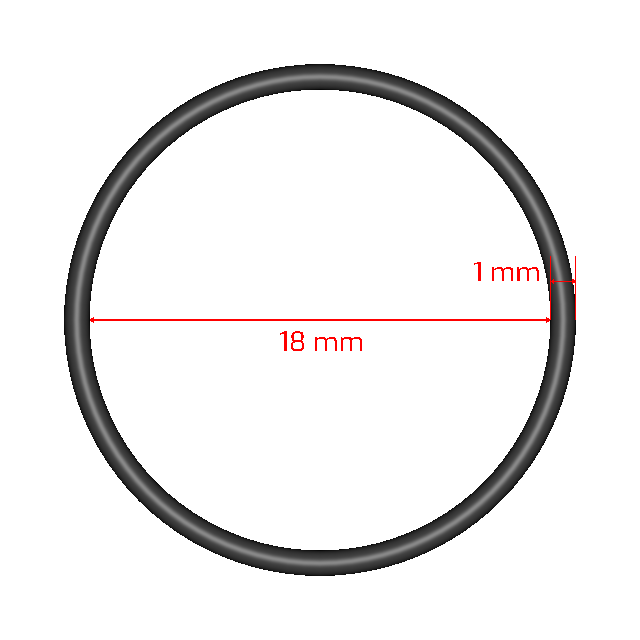B1000-1X18 O-rings JIS B 2401 SS180