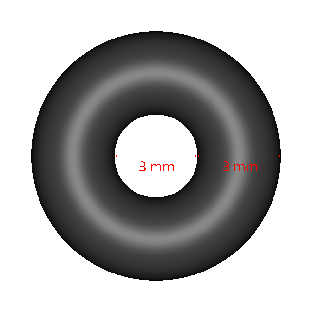 B1000-3X3 Metric O-rings