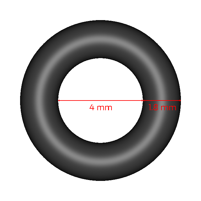 B1010 1 8X4 Metric O rings b1010-1-8x4-metric-o-rings