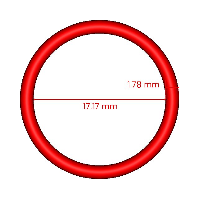 B1027-017 O-rings AS568-017