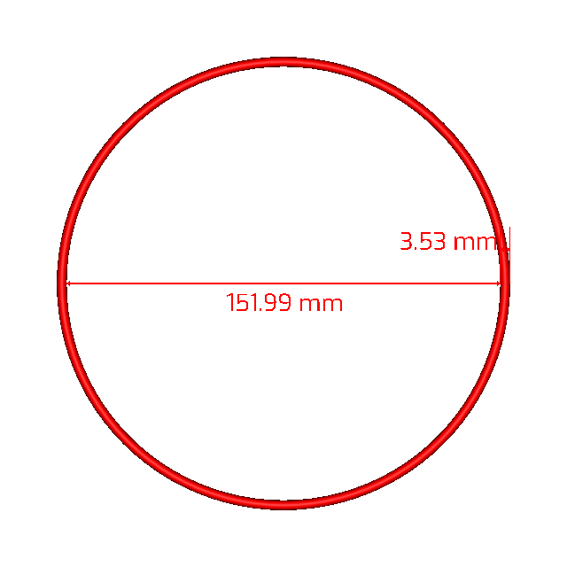 B1027-258 O-rings AS568-258
