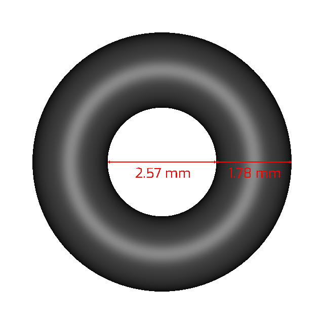 Chemraz® 505-005 O-rings AS568-005