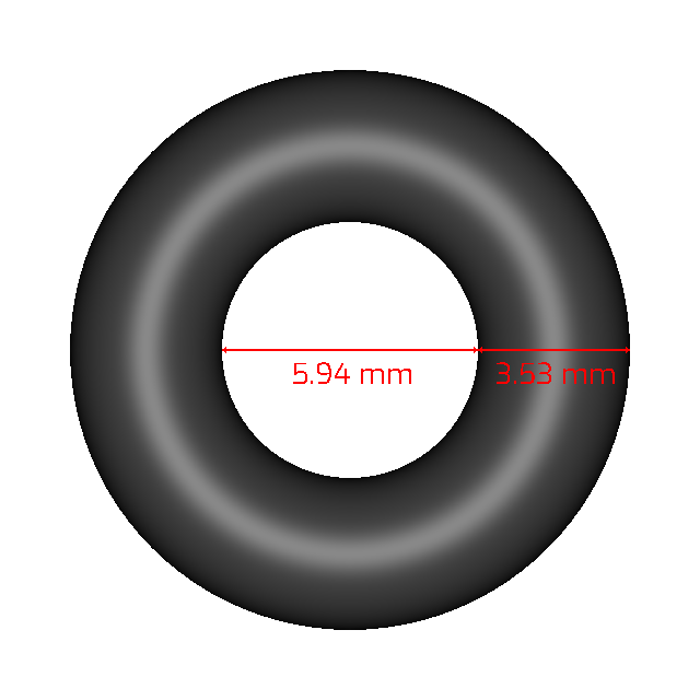 Chemraz® 555-202 O-rings AS568-202