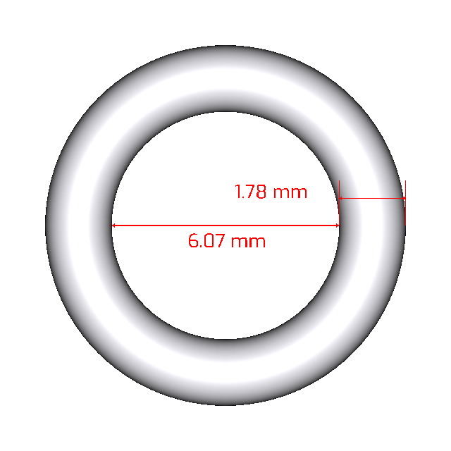 Chemraz® 584-010 O-rings AS568-010