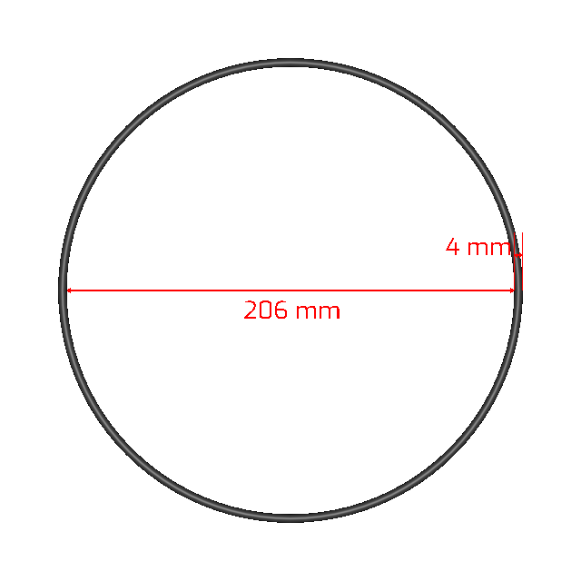E1005-4X206 Metric O-rings