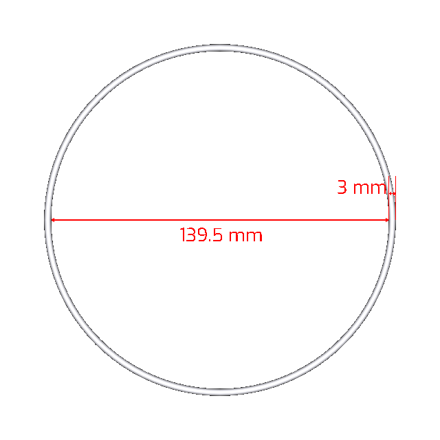 E1037-3X139.5 Metric O-rings
