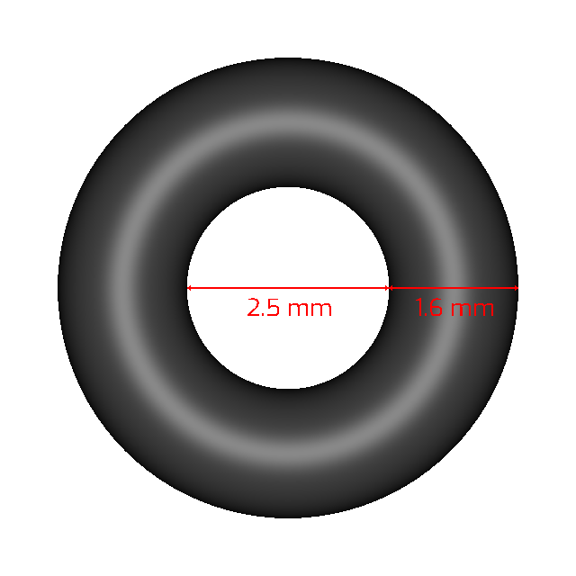 E1055-1.6X2.5 Metric O-rings