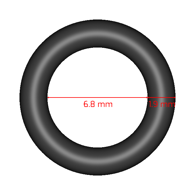 E1055-1.9X6.8 O-rings JIS B 2401 P7