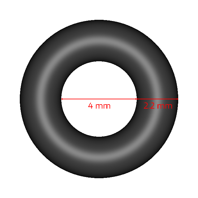 E1055-2.2X4 Metric O-rings