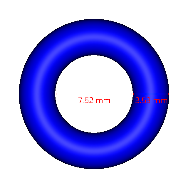 F1002-203 O-rings AS568-203