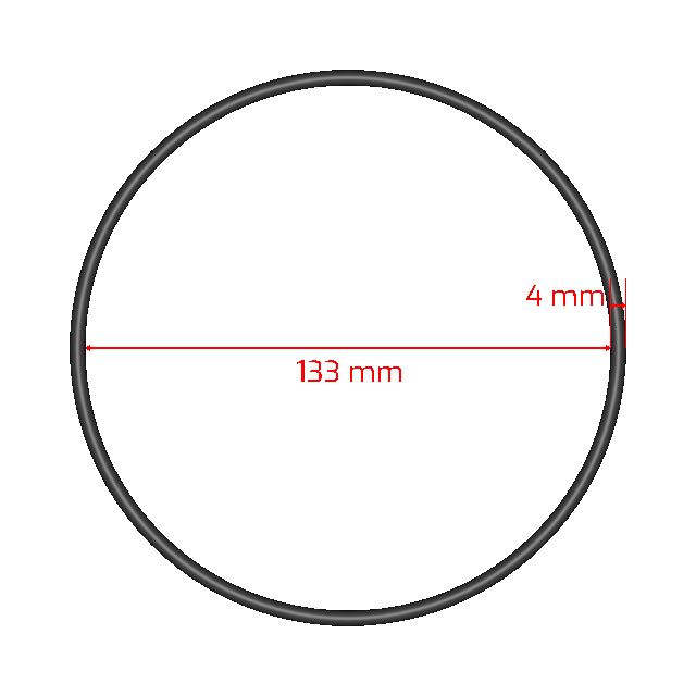 L1000-4X133 Metric O-rings