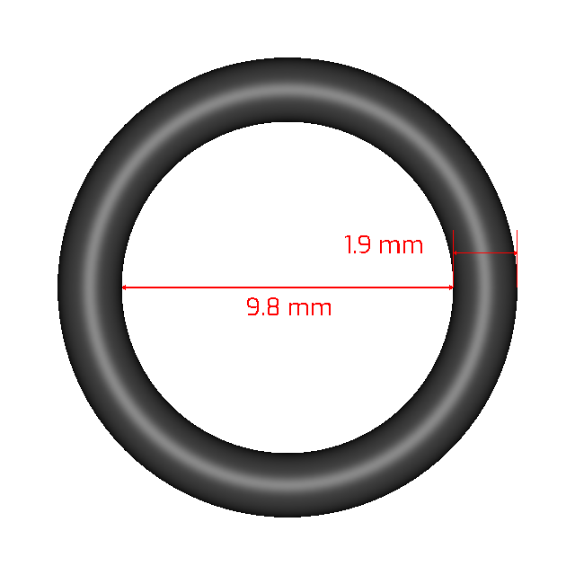 N1000-1.9X9.8 O-rings JIS B 2401 P10