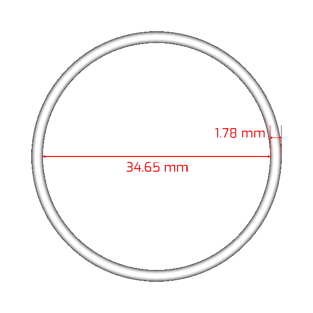Parofluor® FF350-75-028 O-rings AS568-028