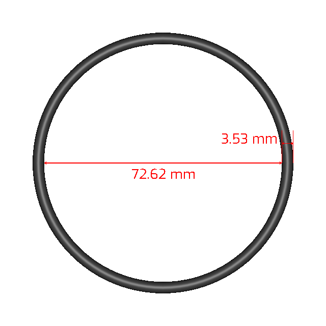 Parker Seal® V1289-75 -233 O-rings AS568-233
