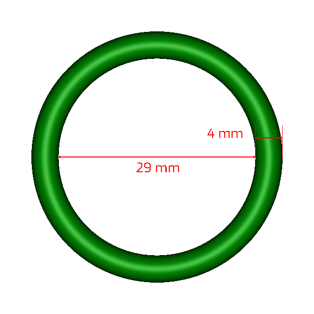 R1000-4X29 Metric O-rings