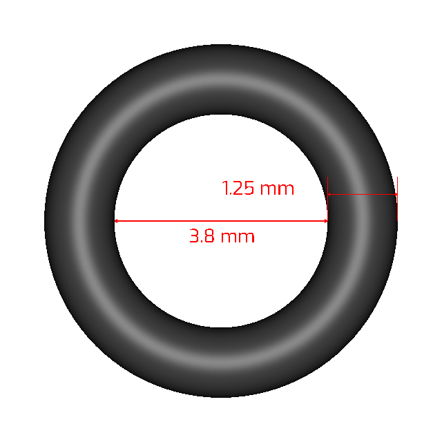 R1001-1.25X3.8 Metric O-rings