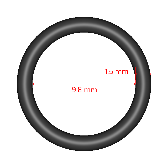 R1010-1.5X9.8 Metric O-rings