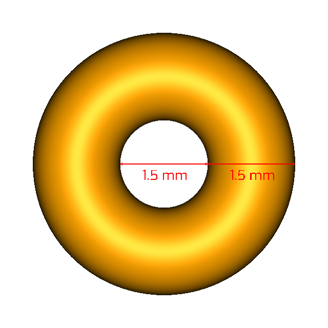 S1000-1.5X1.5 Metric O-rings
