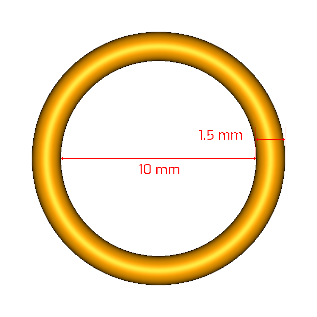 S1000 1 5X10 Metric O rings