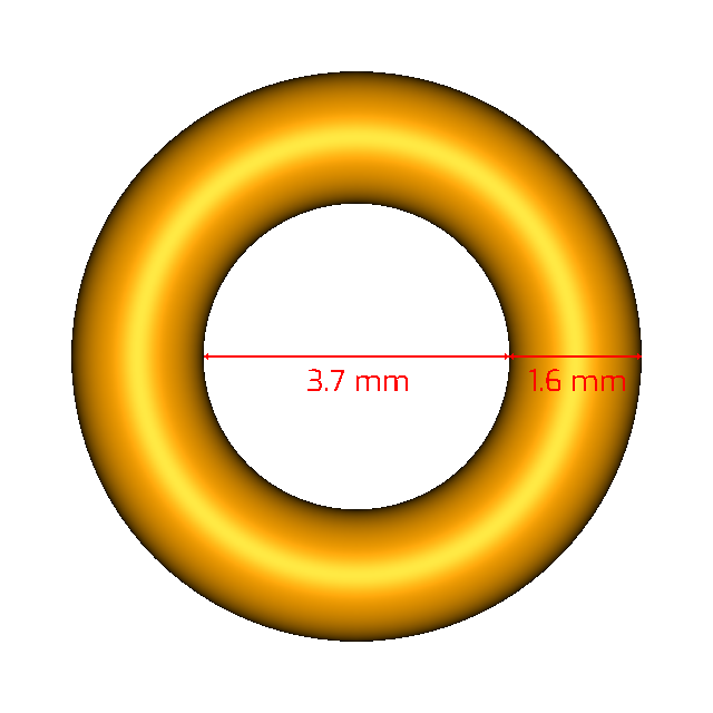 S1000 1 6X3 7 Metric O rings s1000-1-6x3-7-metric-o-rings
