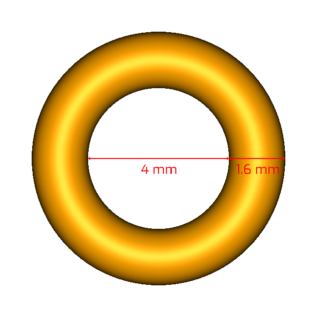 S1000 1 6X4 Metric O rings S1000 1 6X4 Metric O rings