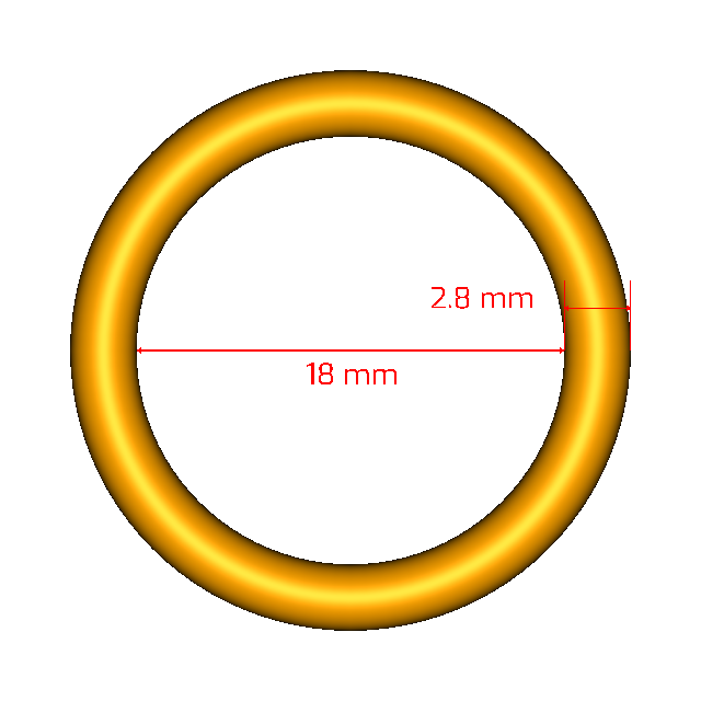 S1000-2.8X18 Metric O-rings