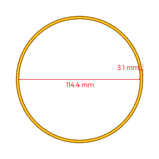 S1000-3.1X114.4 O-rings JIS B 2401 G115