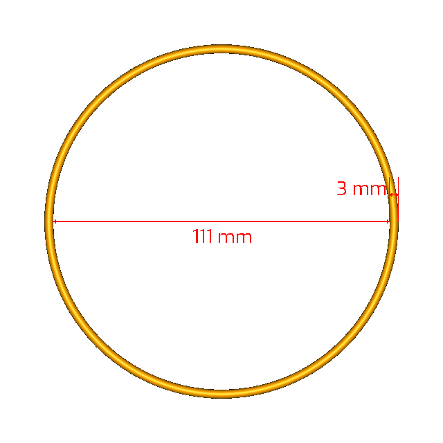 S1000-3X111 Metric O-rings