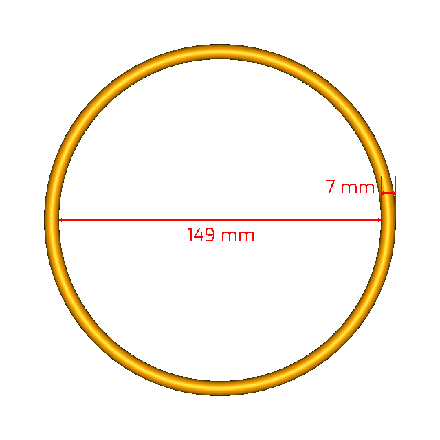 S1000-7X149 Metric O-rings