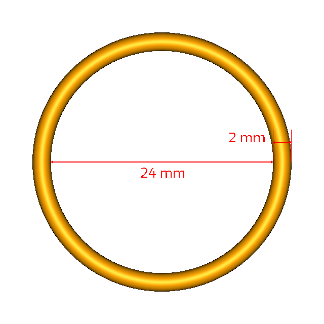 S1005-2X24 Metric O-rings