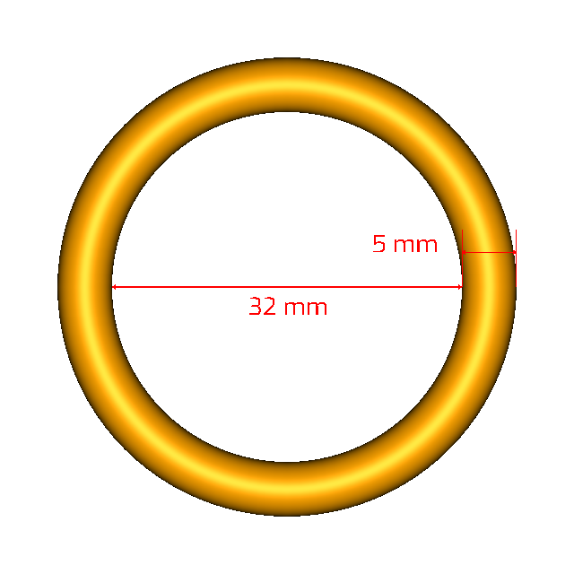 S1005-5X32 Metric O-rings