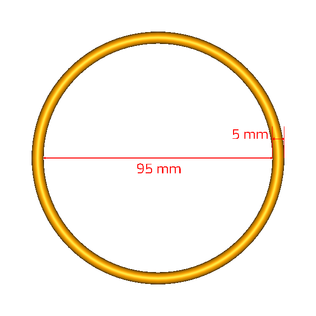 S1005-5X95 O-rings JIS B 2401 GM095