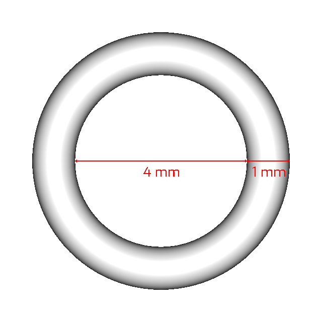 T1000-1X4 O-rings JIS B 2401 SS040