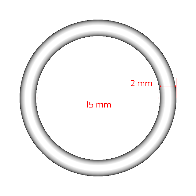 T1000-2X15 Metric O-rings