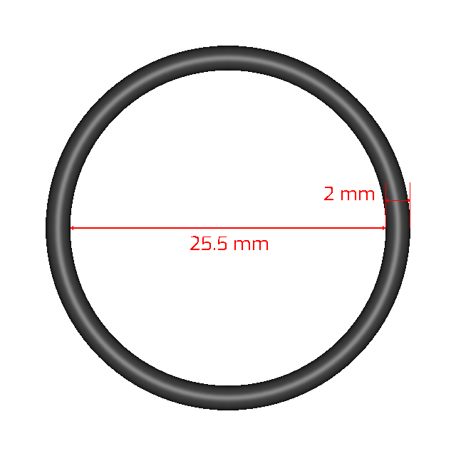 V1000-2X25.5 O-rings JIS B 2401 S26