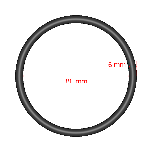 V1000-6X80 Metric O-rings