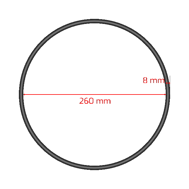 V1000-8X260 Metric O-rings