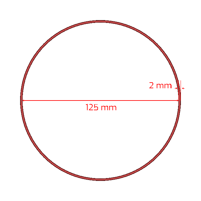 V1003-2X125 Metric O-rings