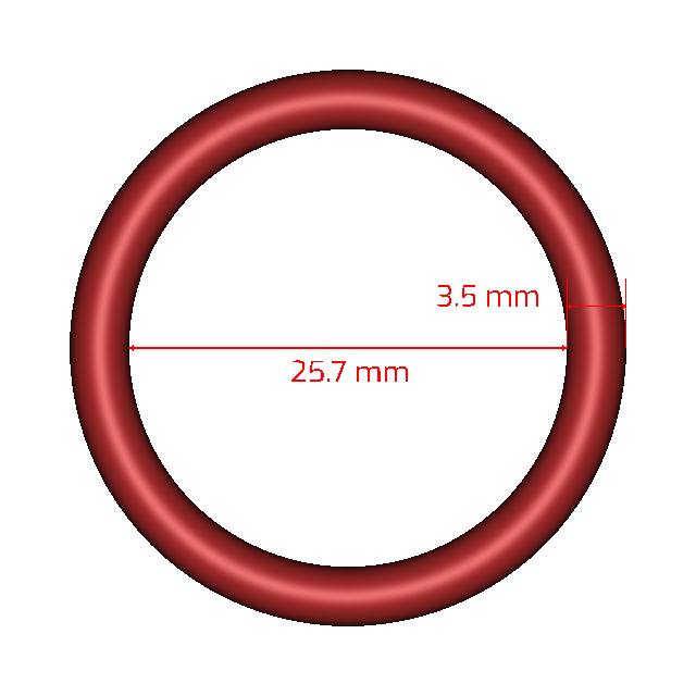 V1003-3.5X25.7 O-rings JIS B 2401 P26