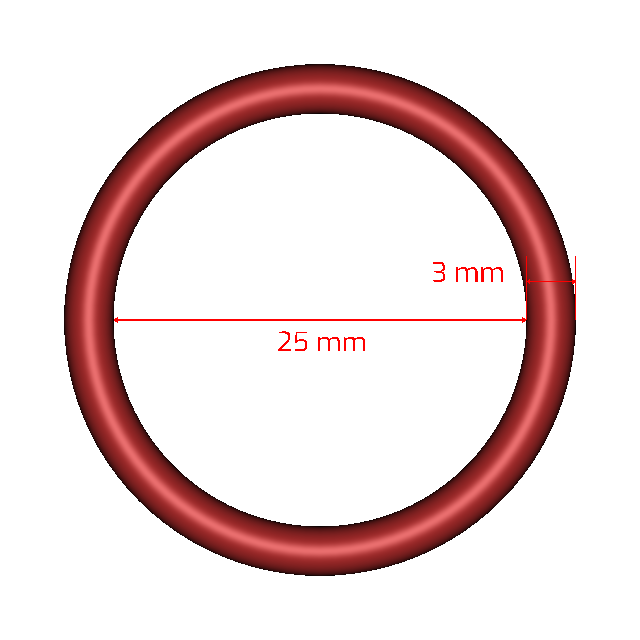 V1003-3X25 Metric O-rings