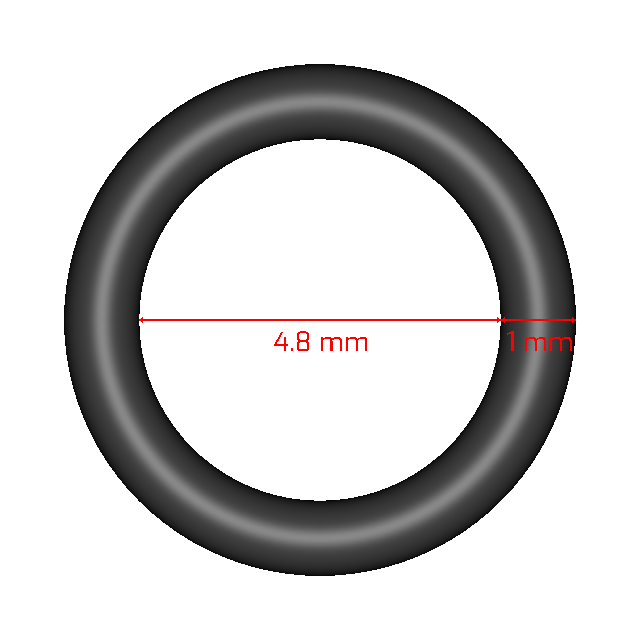 V1007-1X4.8 O-rings JIS B 2401 SS048