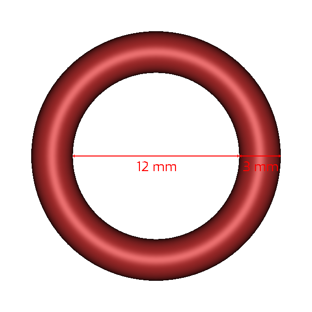 V1008 3X12 Metric O rings