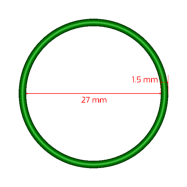 V1014-1.5X27 Metric O-rings