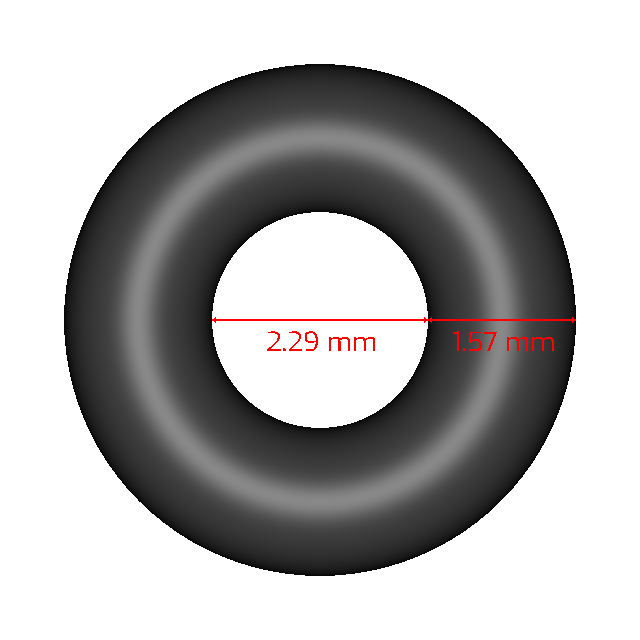 V1035-1.57X2.29 Metric O-rings