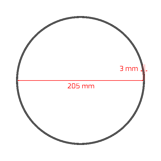 V1038-3X205 Metric O-rings