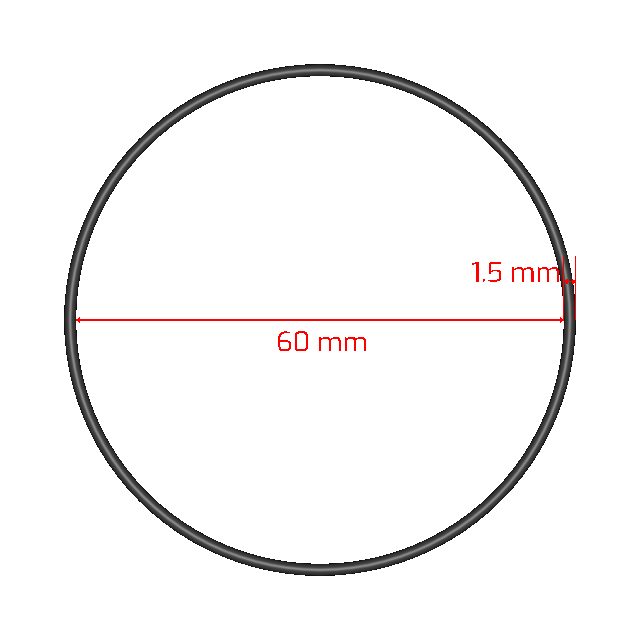 V1052-1.5X60 Metric O-rings