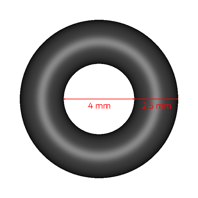 V1052 2 5X4 Metric O rings V1052 2 5X4 Metric O rings