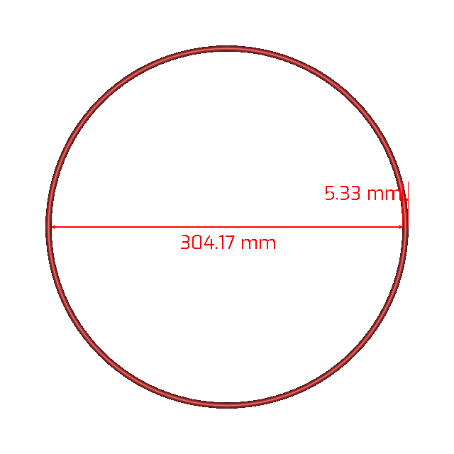 V1080-381 O-rings AS568-381