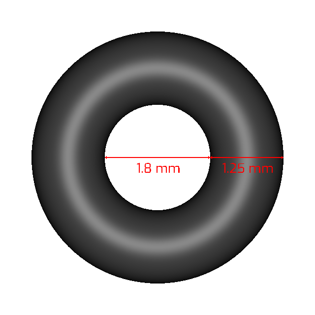 V1082-1.25X1.8 Metric O-rings